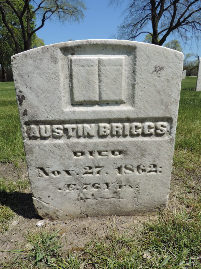 Briggs, Austin (1786-1862) – Fort Hill Cemetery