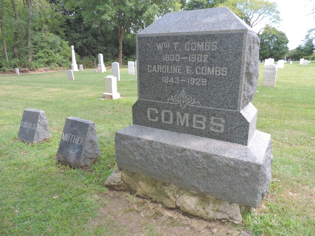 Combs, Caroline E. “Carrie” (Seeber) (1843-1929) – Fort Hill Cemetery
