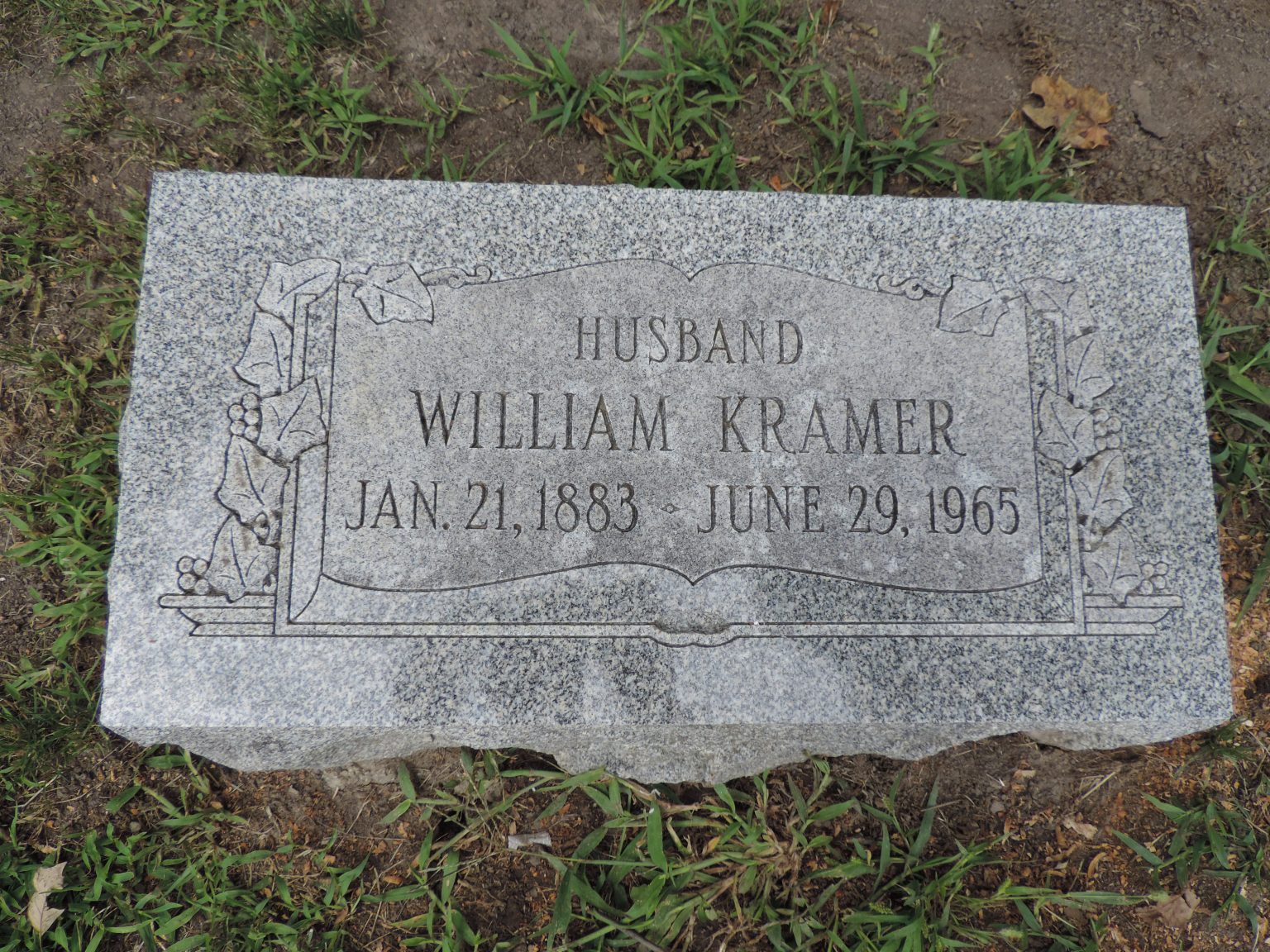 Kramer, William (1883-1965) – Fort Hill Cemetery