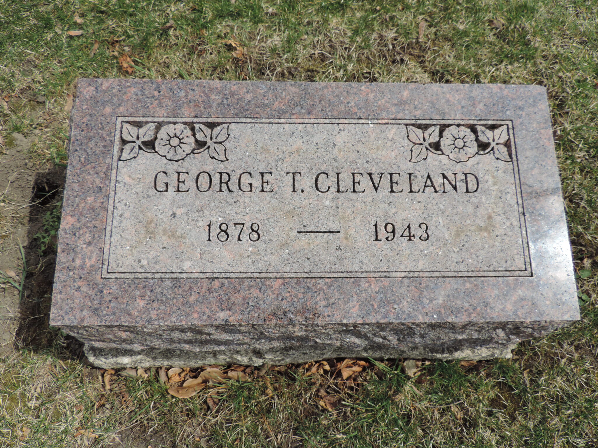 Cleveland, George Tyler (1878-1943) – Fort Hill Cemetery